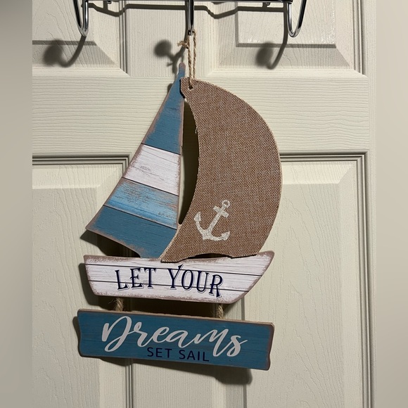 Wall Decor | Let Your Dreams Set Sail Sign Boat Decor | Poshmark